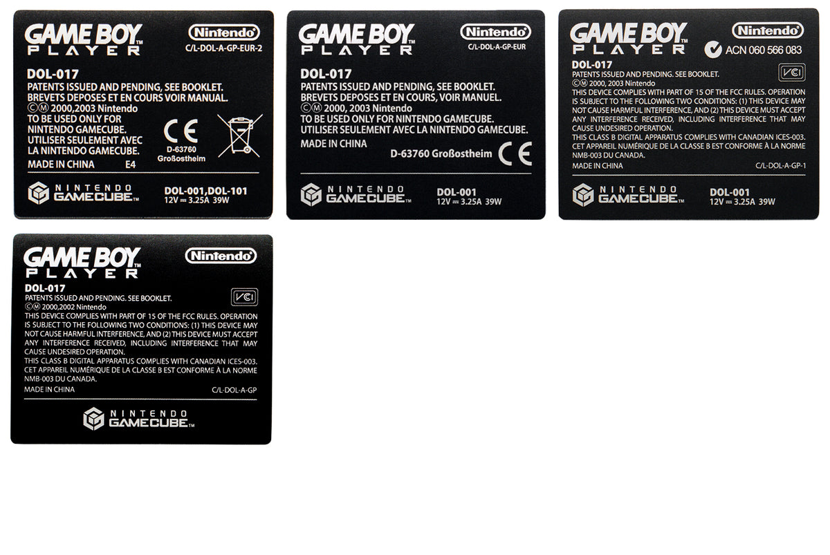GameCube Player Replacement Sticker – Genius Game Mods