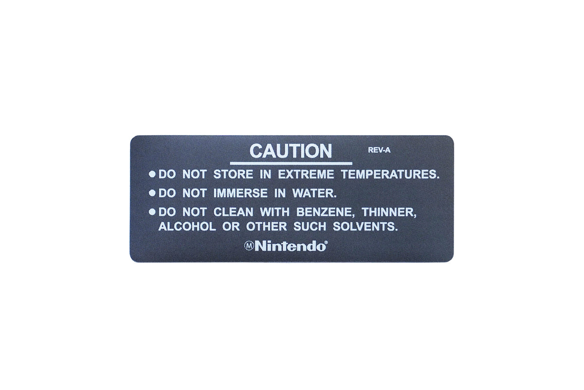 Replacement back Label Stickers for NES Cartridges – Genius Game Mods