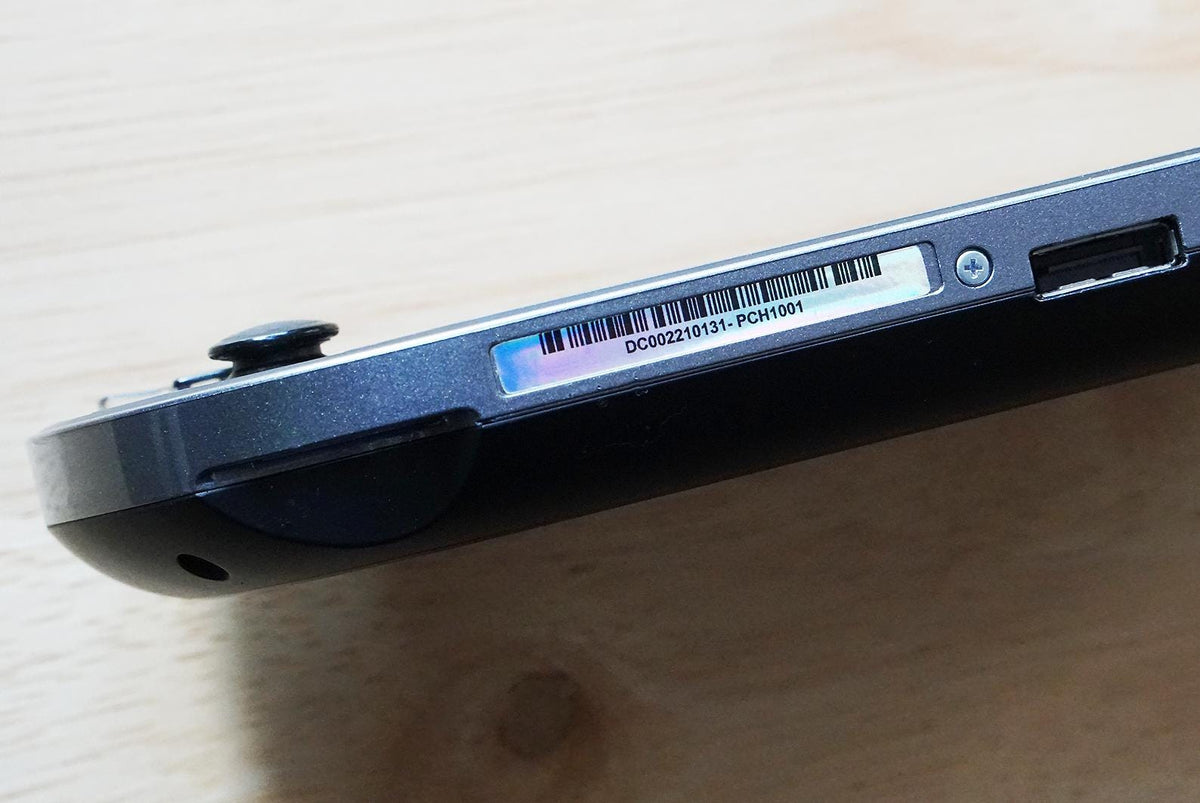 PS Vita PCH1001 Holographic Serial Barcode Sticker – Genius Game Mods